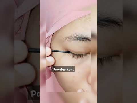 Easier applying powder kohl | #kohl #surma #celak #makeup #eyes #shorts #itsmid