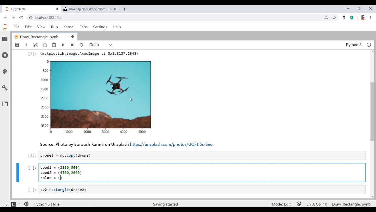 OpenCV Draw Rectangle
