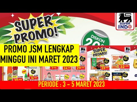 KATALOG JSM SUPERINDO PERIODE 3 - 5 MARET 2023 | HANYA 3 HARI‼️🤩