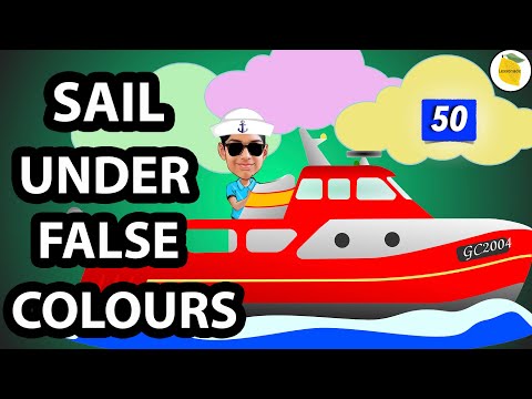 Sail under false colours idiom meaning | Do YOU know this english idiom? | Take the quiz | #50