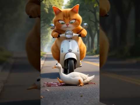 A animated Ai Cat story video #cat #funny #pets #wildlife