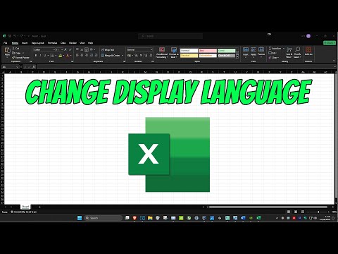 How To Change Display Language in Microsoft Excel