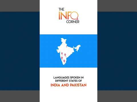 Languages Spoken in Different states of India and Pakistan #state #province #language #similarities