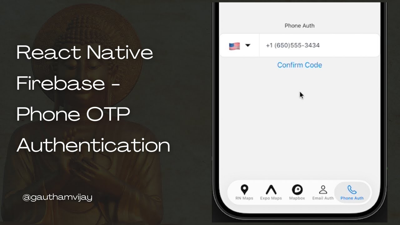 Phone & OTP Authentication in React Native with Firebase