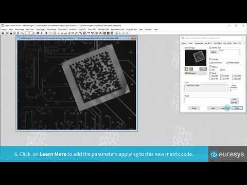 Learning a matrix code to create a model (V122ET)