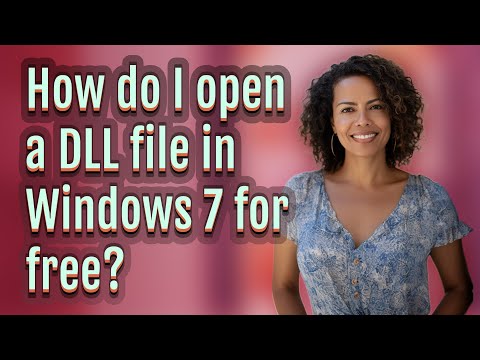 How do I open a DLL file in Windows 7 for free?