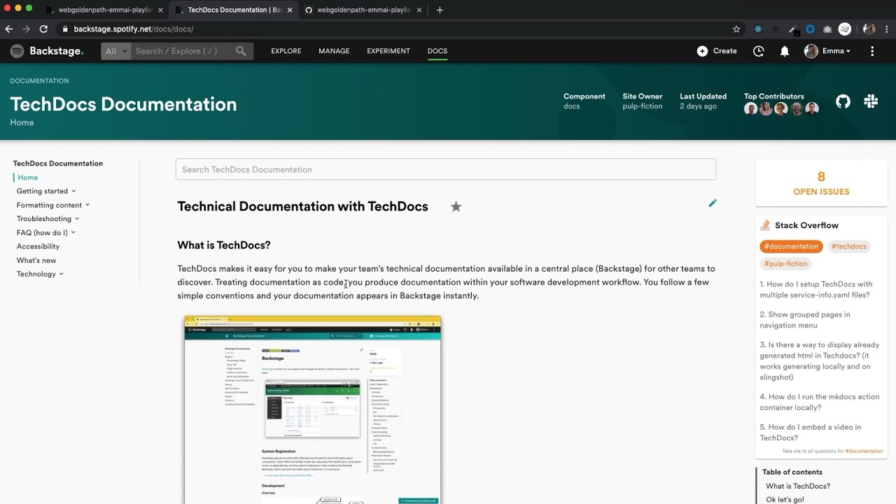 How to make great documentation (TechDocs plugin) in Backstage (Demo)