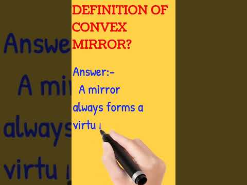 Definition of Convex mirror? /#shorts