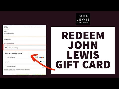 How To Redeem John Lewis Gift Card Online (2023) | Use & Activate John Lewis Gift Card