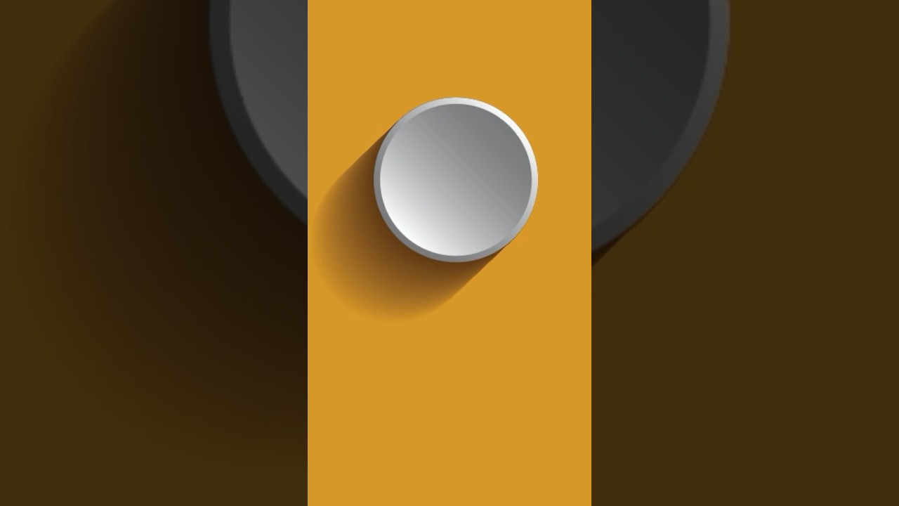 3d logo button design ✒️ #shorts #logo #illustrator