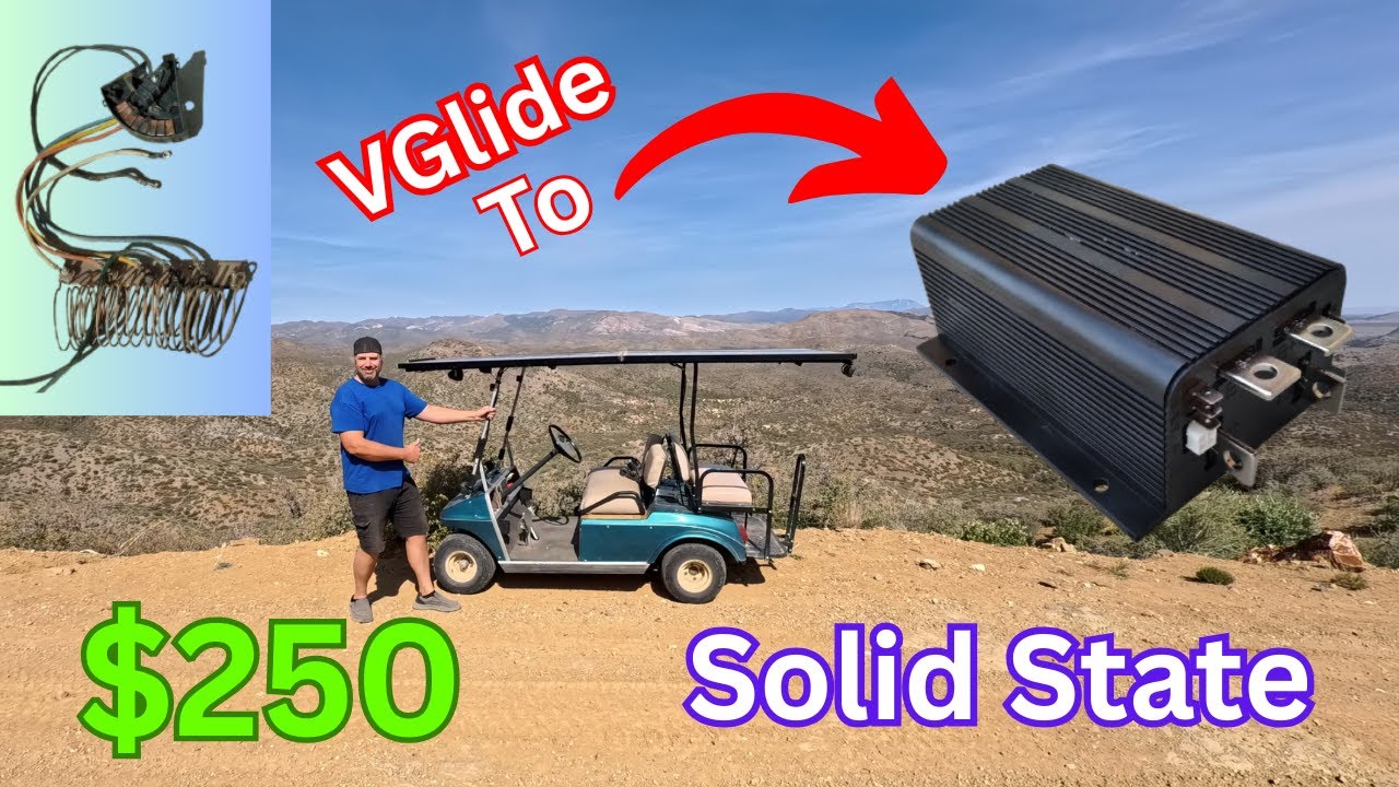 Club Car Resistor to Curtis 1205 Solid State Conversion