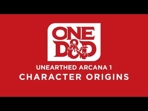 One D&D – Character Origins | Dungeon Master Assistance