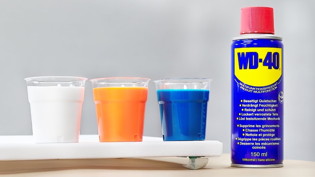 The WD-40 Effect | Acrylic Pour Painting