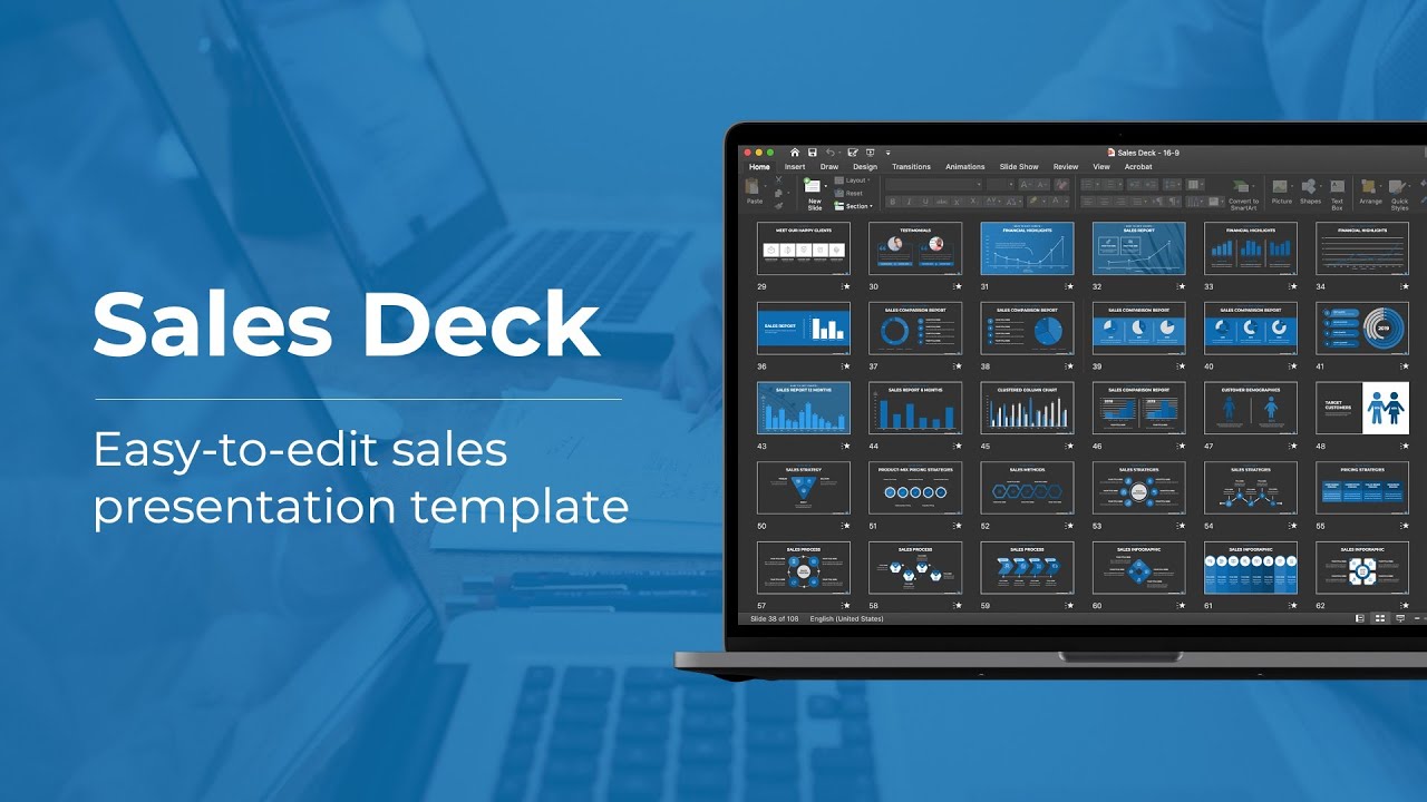 Best Sales Pitch Deck PowerPoint Template