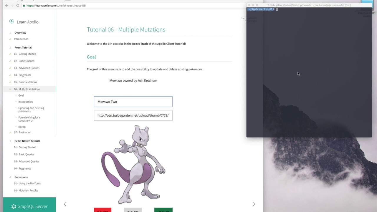 Learn Apollo - Multiple Mutations (React Tutorial 6/7)