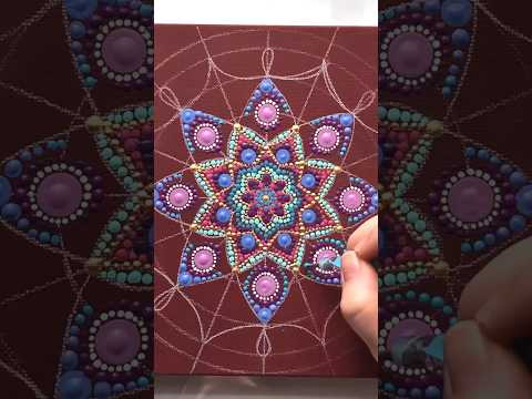 My favorite way to chill π¨ #dotart #dotting #dotmandala #dotmandalapainting #artvideo #acrylicpaint