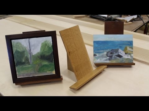 Art Lesson # 4 - How To Make Easel for Small Painting