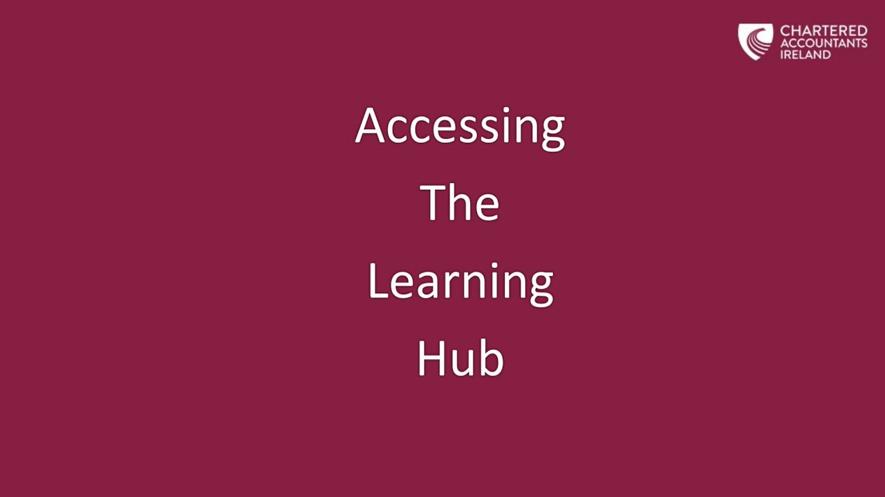 Student guide - how to log into the Learning Hub