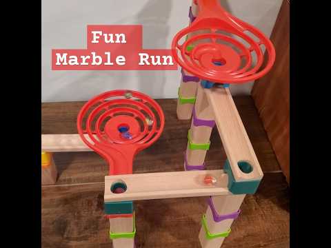 Hape Marble Run -6 Marbles #marblerun #wiiden #diy #toys #familyfriendly #asmr #hape #marbles