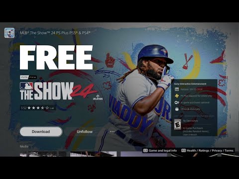 How to Download MLB The Show 24 for FREE on PS5 | PS4 | PS Plus | PlayStation