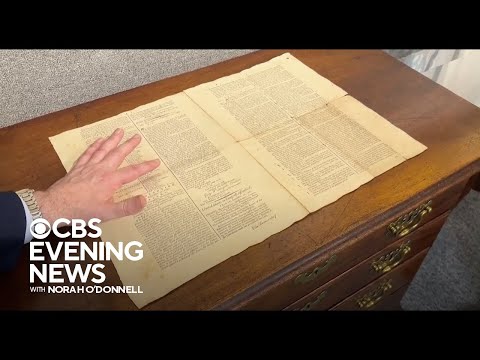 Rare 1787 copy of the U.S. Constitution up for auction
