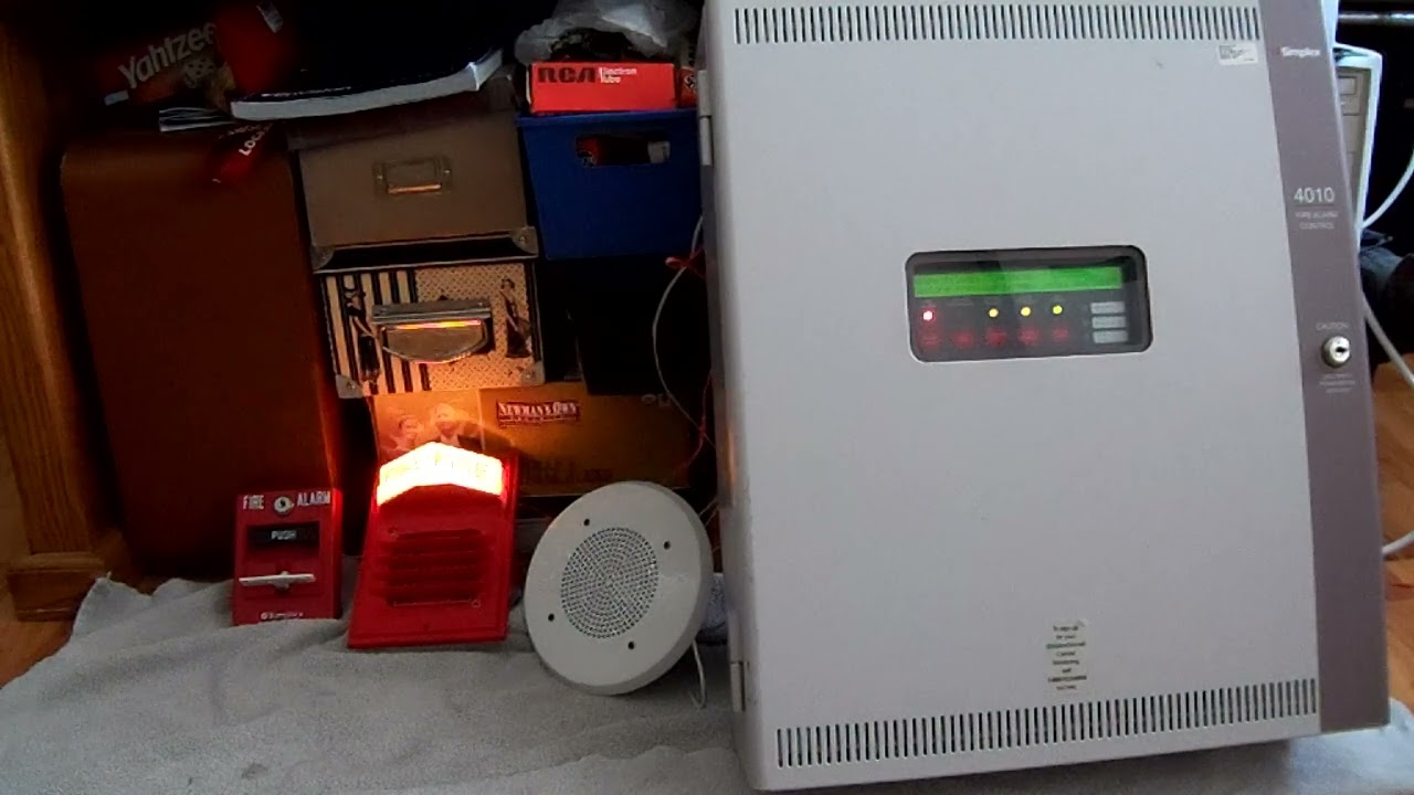 Simplex 4010 Test #2 - Wheelock Chime and Light Plate
