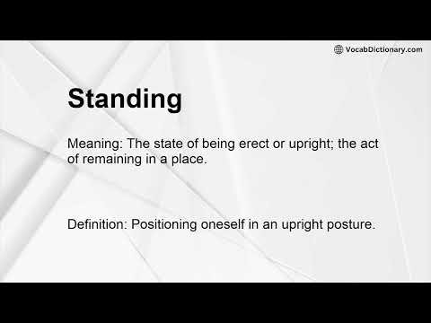 Standing Meaning