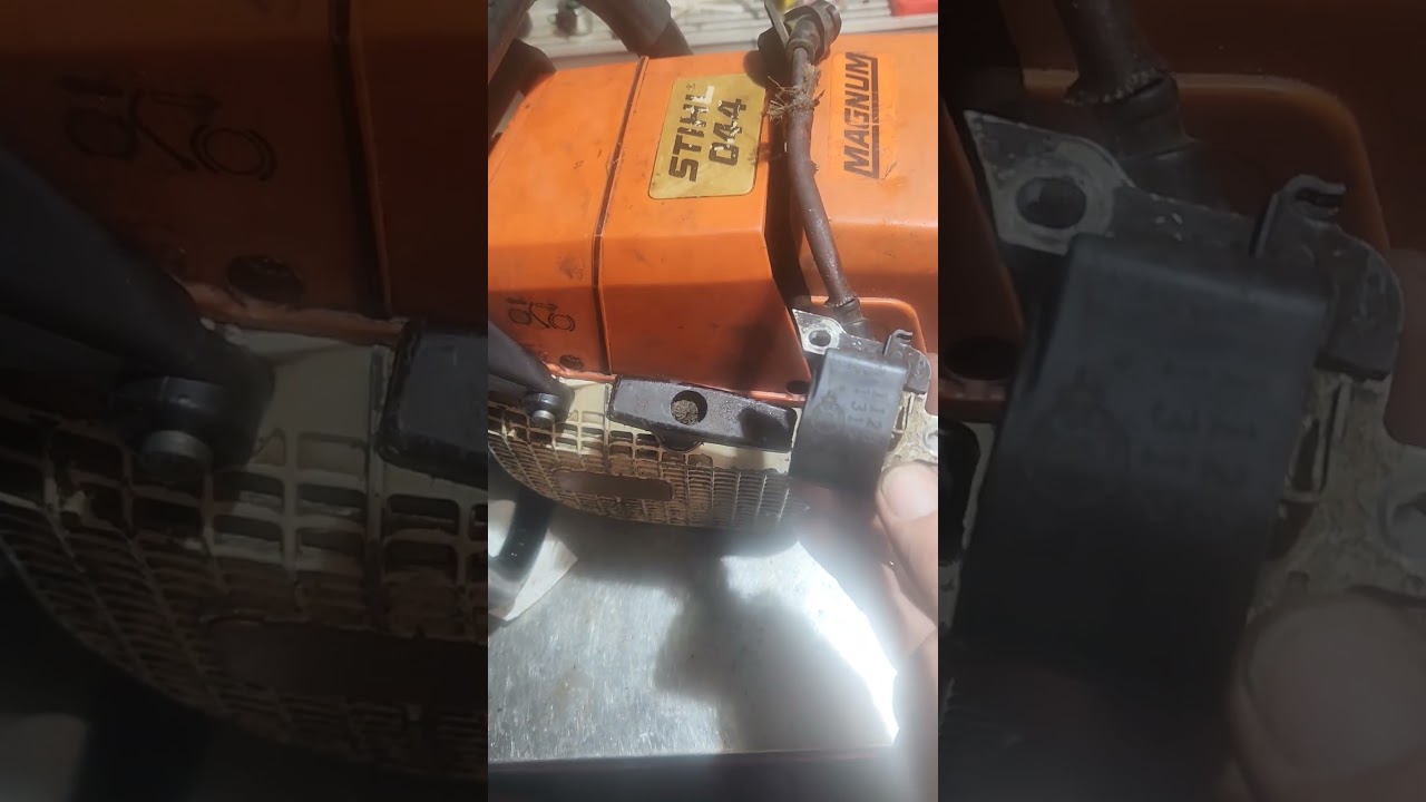 Stihl 044 and coil issues resolved #fixing #stihl #running issues #chainsaw