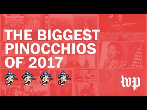 The Fact Checker's list of the biggest Pinocchios of 2017
