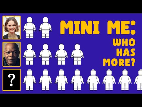 Mini Me: Which Actors Have The Most LEGO Minifigures?