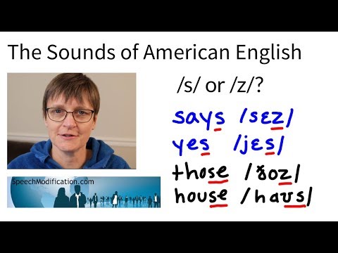How To Pronounce Letter "S:" S or Z? Pronunciation of Final S.