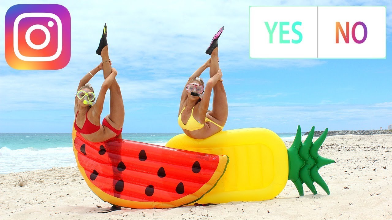 INSTAGRAM CONTROLS our Acro Gymnastics Routine!