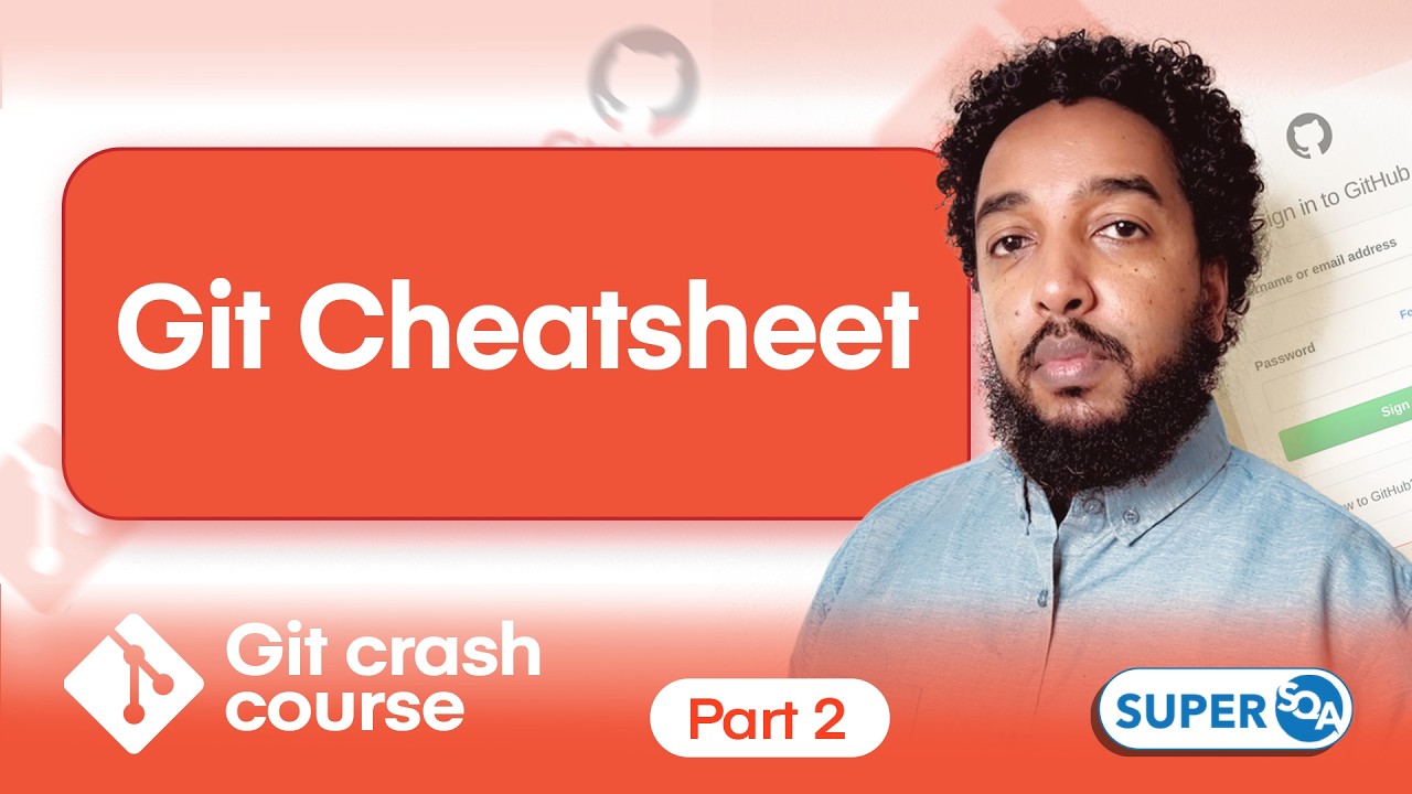 Git Crash Course - Part 2: Git Cheat Sheet: Quick Reference Guide for Beginners