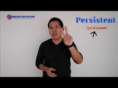 Word of the day: Persistent