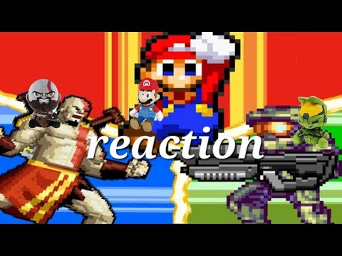 Reacting two Mario vs Kratos vs Master chief Nintendo Playstation vs Xbox