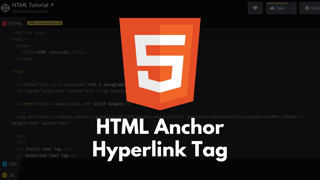 HTML Tutorial #9 - HTML Anchor Tag | Creating A Hyperlink in HTML