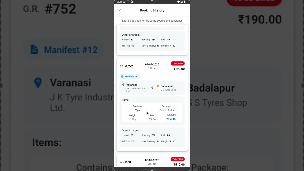 Cargo360 - Complete Logistics Management App Demo | React Native Mobile App