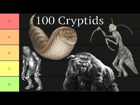 The Cryptid Tierlist- 100 Cryptids Ranked
