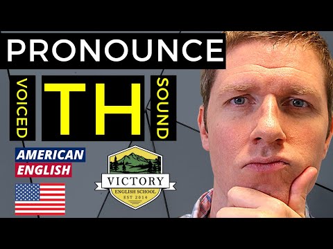 How to Pronounce VOICED TH sound in American English