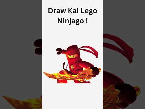Draw Kai Lego Ninjago ! #drawing #kai #ninjago