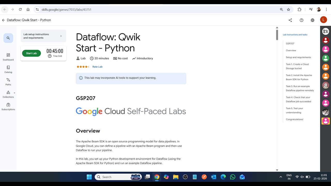 Dataflow: Qwik Start - Python || Lab Solution || Google Cloud Arcade 2026