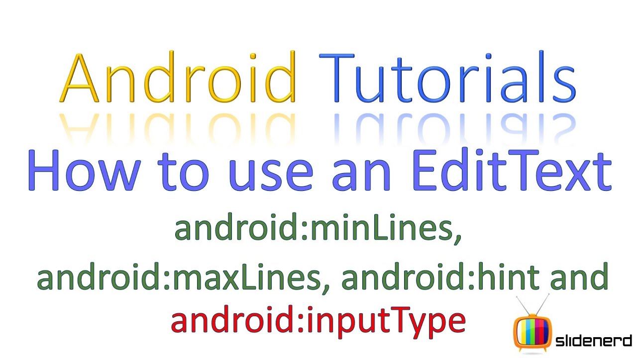 72  How to use EditText with Validation |