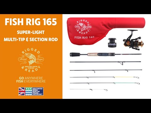 FISH RIG 165 - Super-Light Multi-Section, Multi-Tip Fishing Rod Set Up