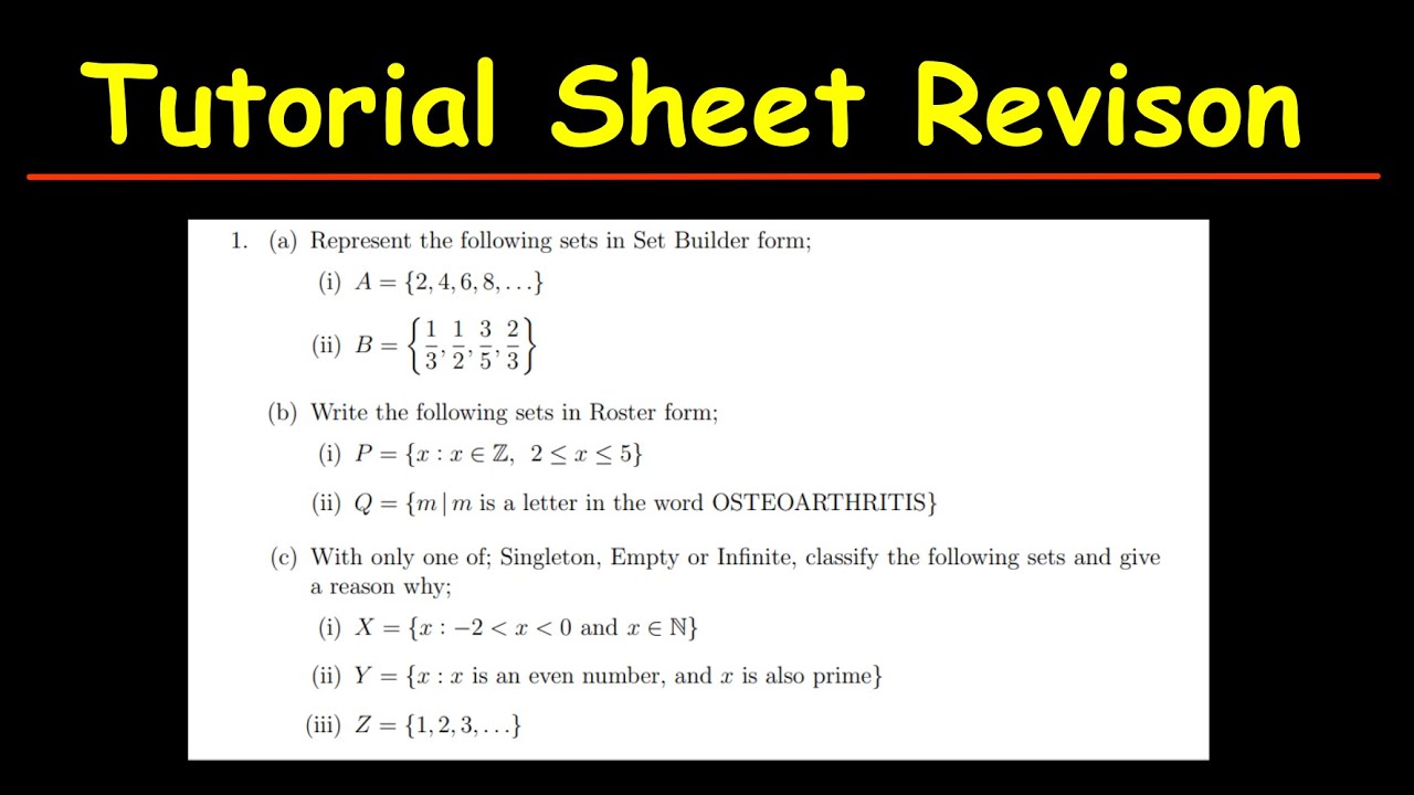 2O25 MATH TUTORIAL SHEET 1 SOLUTIONS UNILUS CAMPUS