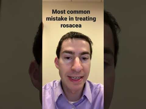 Don't make this MISTAKE in treating ROSACEA - #dermatologist #rosacea - full videos in description