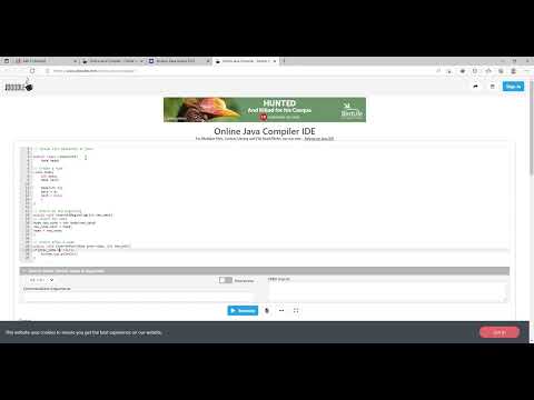 Online java Compiler Online Java Editor