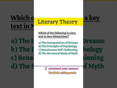 New Historicism Quiz: Test Your Literary Theory Knowledge! 🎠Literary Theory - Literary Criticism