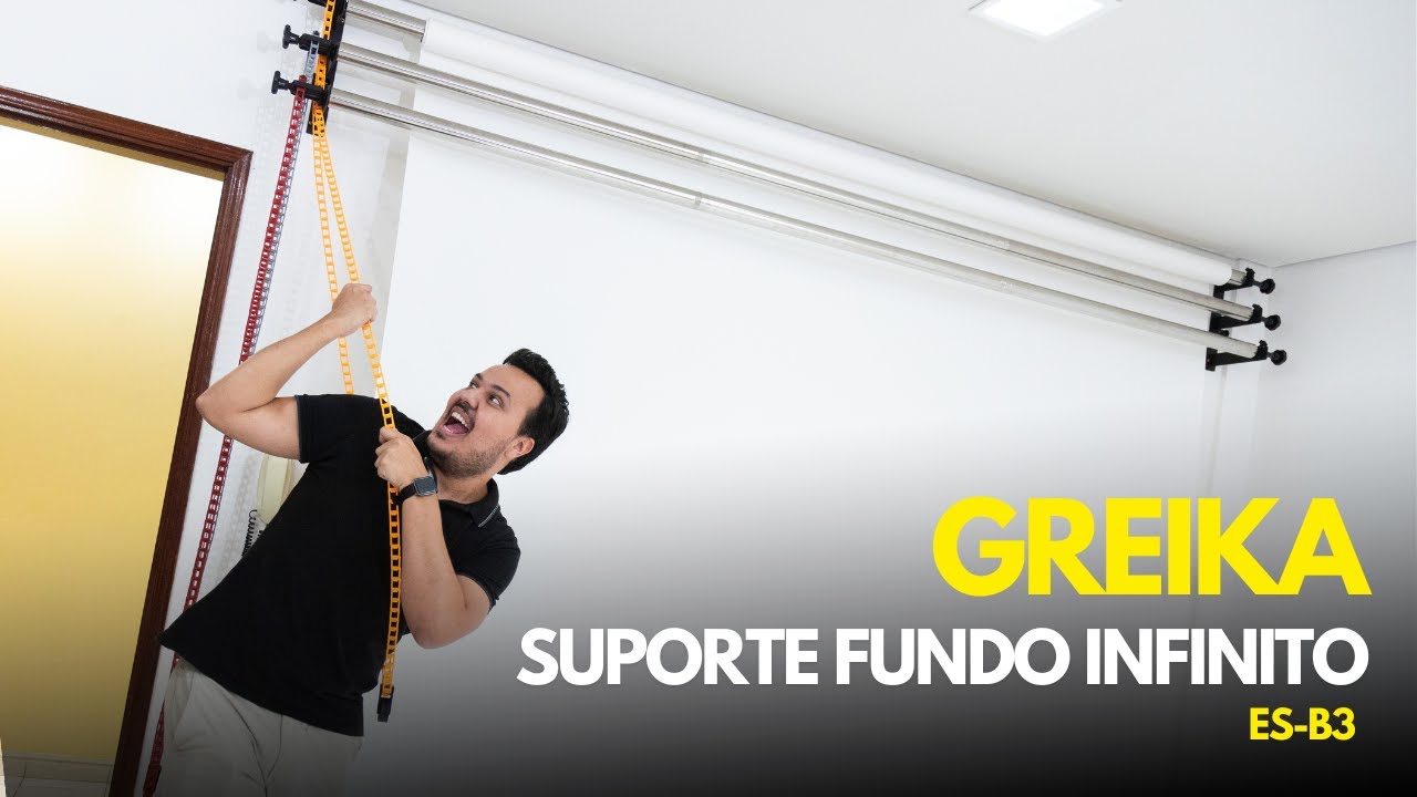 [REVIEW] O melhor para seu ESTÚDIO FOTOGRÁFICO - Suporte Fundo Infinito GREIKA ES-B3