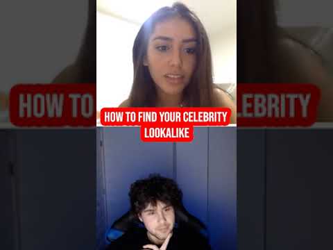 HOW TO FIND YOUR CELEBRITY LOOK ALIKE! #shorts