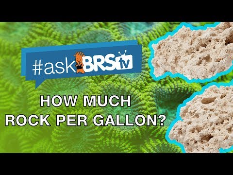 How much rock do I need for my tank using Reef Saver rock per gallon? | #AskBRStv